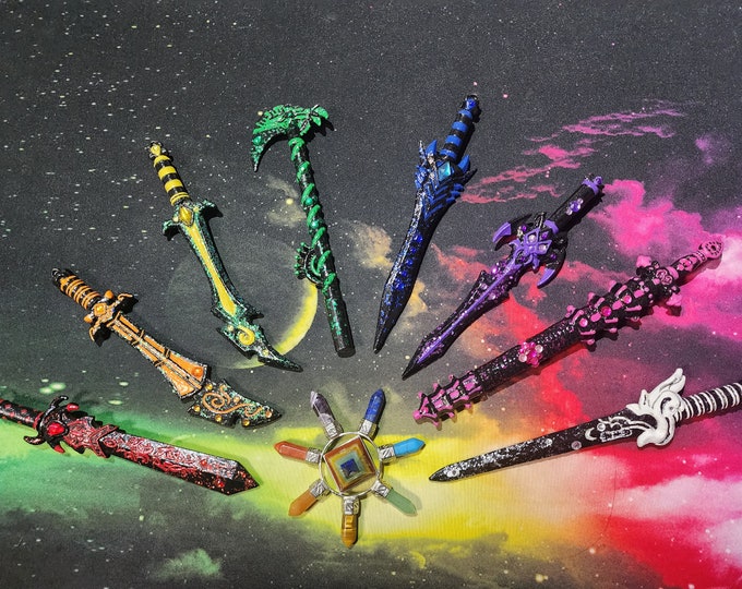 Painted Sword Pens - Etsy