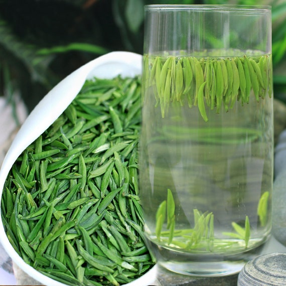 Chinese Green Tea Leaves