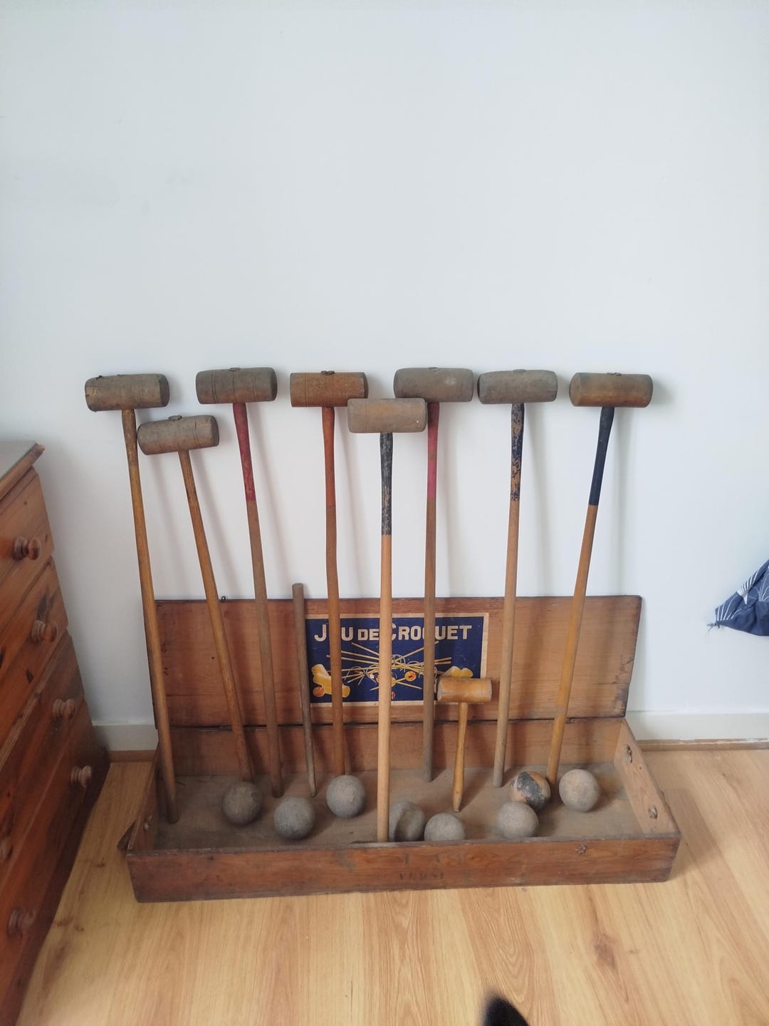 Old Croquet Set - Etsy