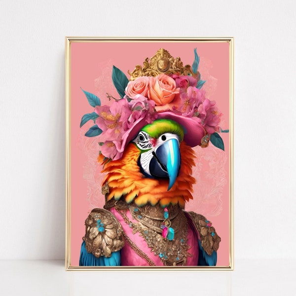 Parrot Poster - Etsy
