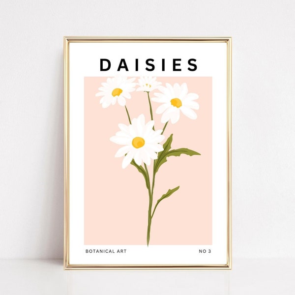 Daisy Print - Etsy