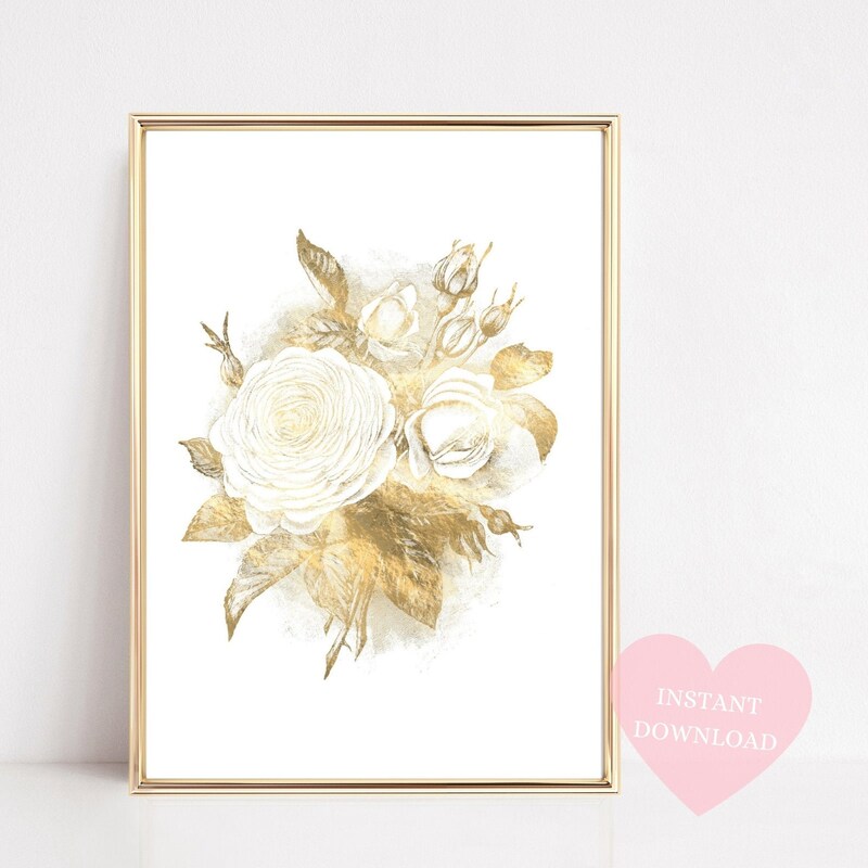 Gold Prints - Etsy