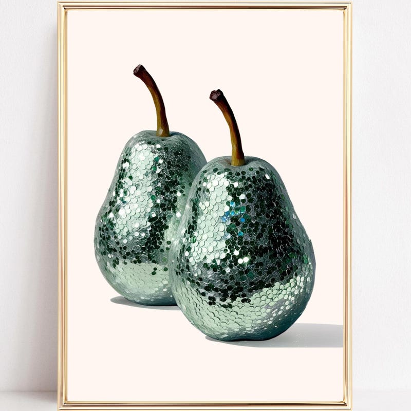 Disco Ball Fruit Art - Etsy