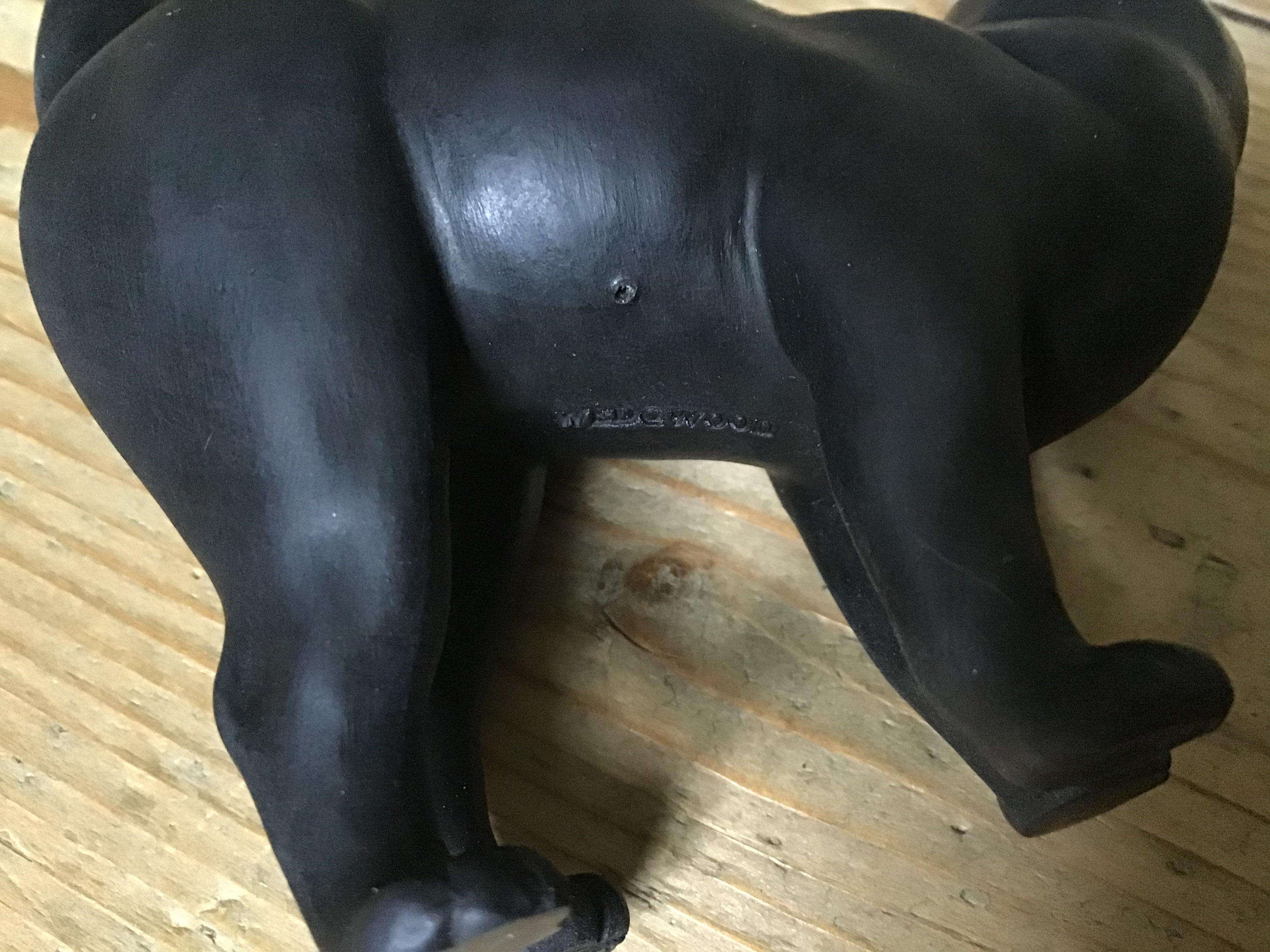 Wedgwood Black Basalt Green Eyes Cat Figurine by Ernest Light - Etsy