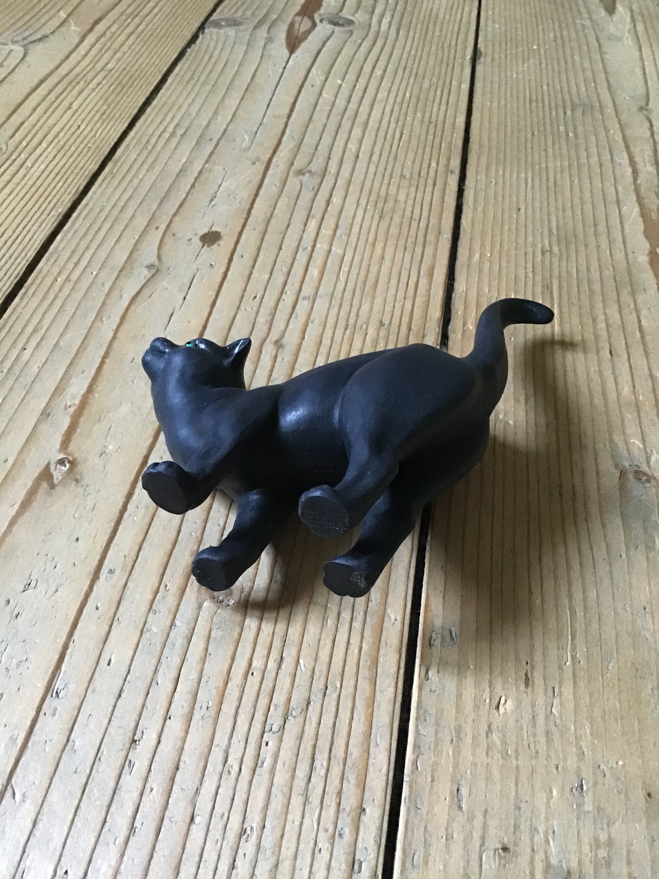 Wedgwood Black Basalt Green Eyes Cat Figurine by Ernest Light - Etsy