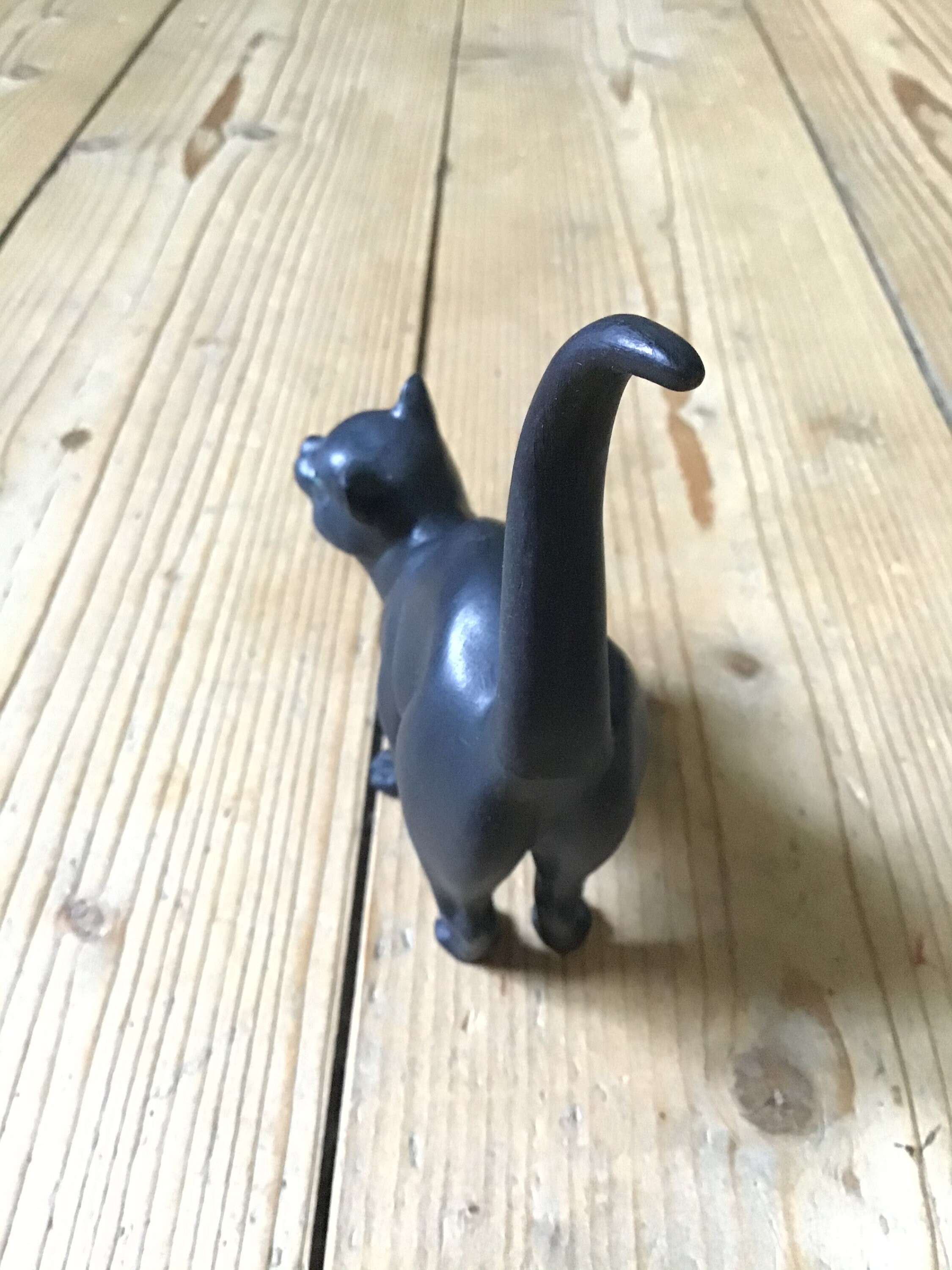 Wedgwood Black Basalt Green Eyes Cat Figurine by Ernest Light - Etsy