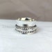 Solid 925 Sterling Silver Spinner Ring Meditation Ring Spin - Etsy
