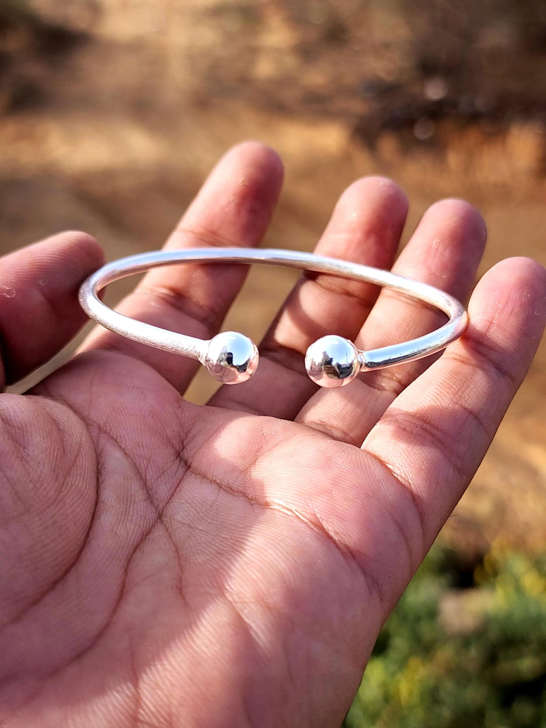 West Indian Bangles Set – 925 Sterling Silver Bangles, Thick Boho ...