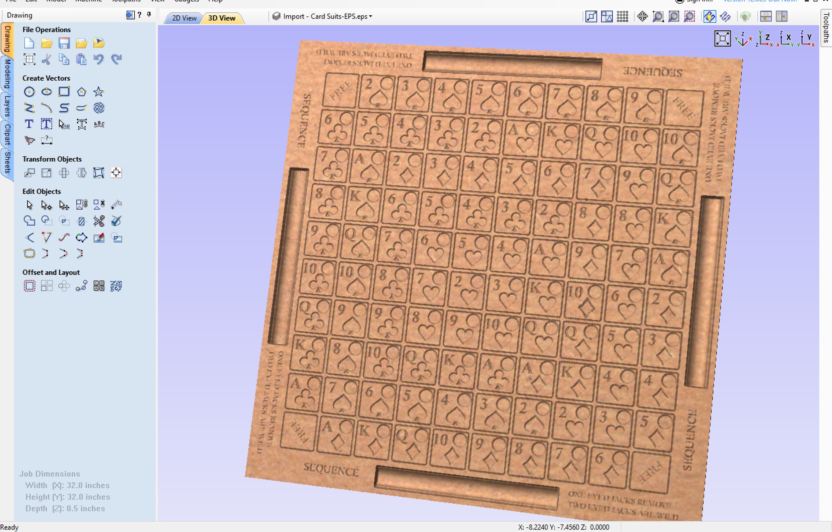 Sequence Board Game DIGITAL FILES ONLY .dxf .eps .svg .ai .pdf - Etsy