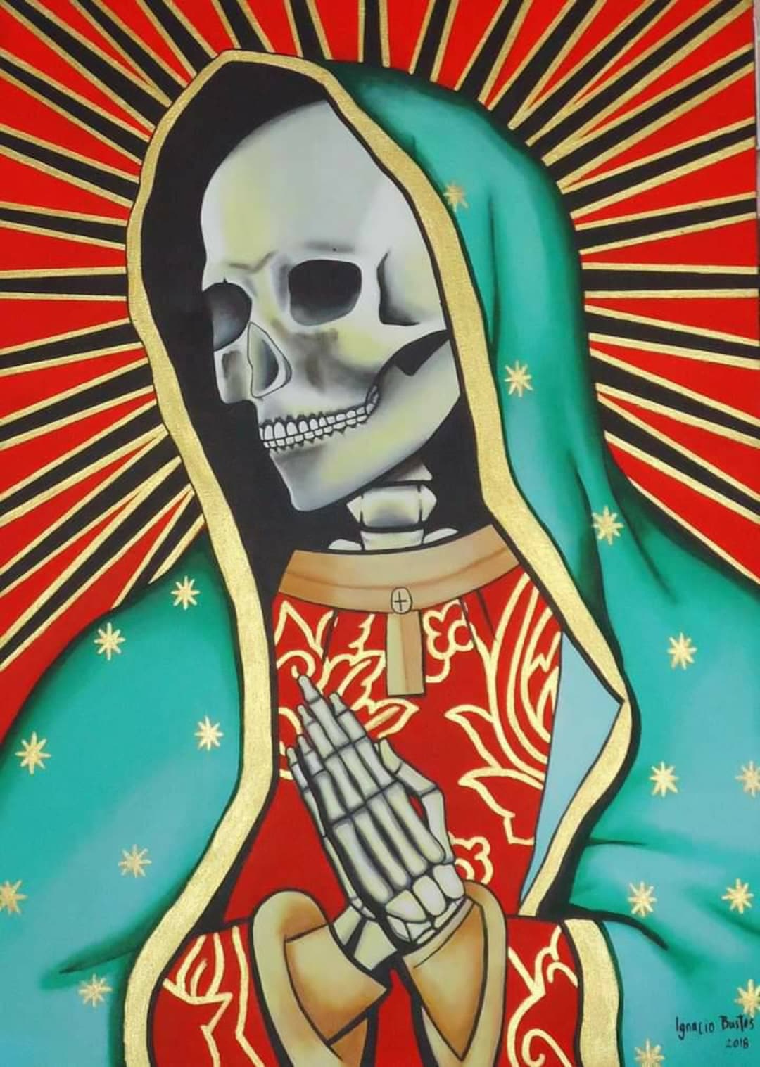 Mictlantecuhtli Santa Muerte Holy Death Santísima Muerte - Etsy Finland