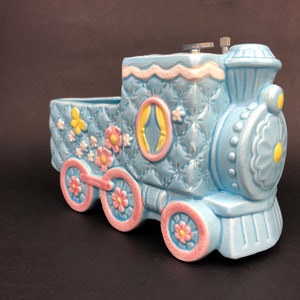 Vintage Lefton Music Box Choo Choo Train Ceramic Planter - Etsy