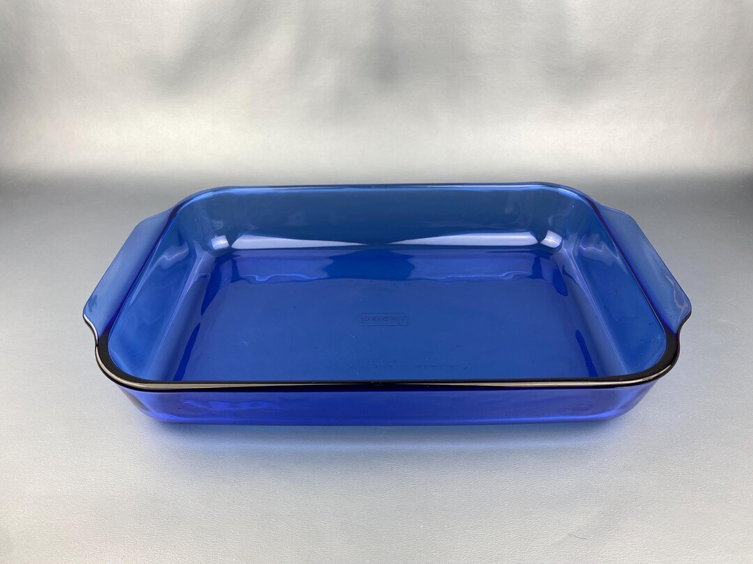 EXCELLENT CONDITION Sapphire Blue Pyrex Lasagna/casserole Baking Dish ...