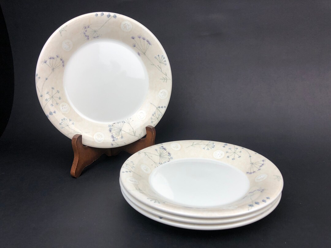 Portmeirion ‘dawn’ Set of 4 by Julie Ingham 6.8” Bread & Butter Side ...