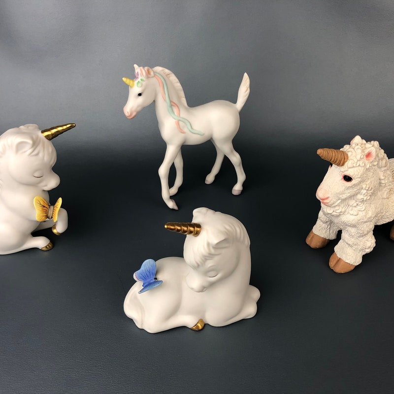 Unicorn Figurines - Etsy