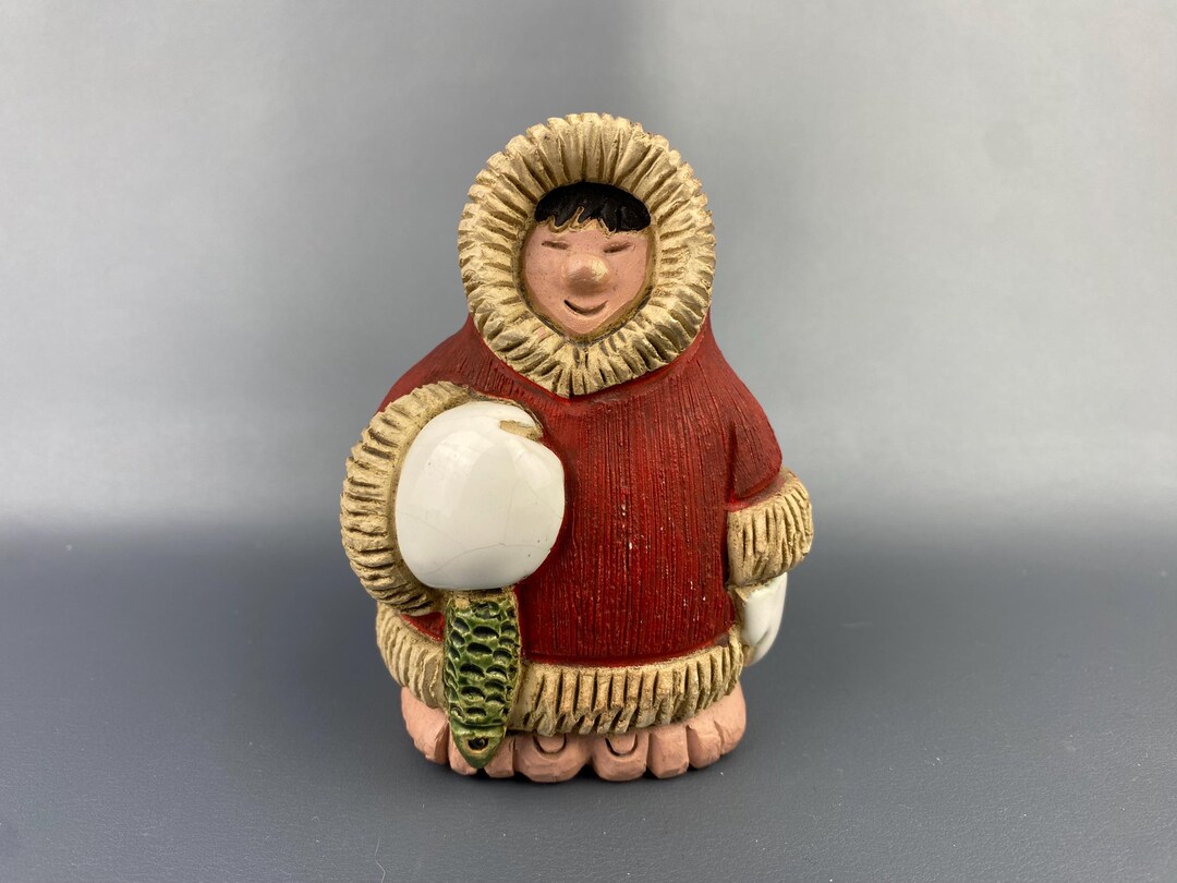 1970s Luana Inuit Pottery Handmade Figurine. - Etsy