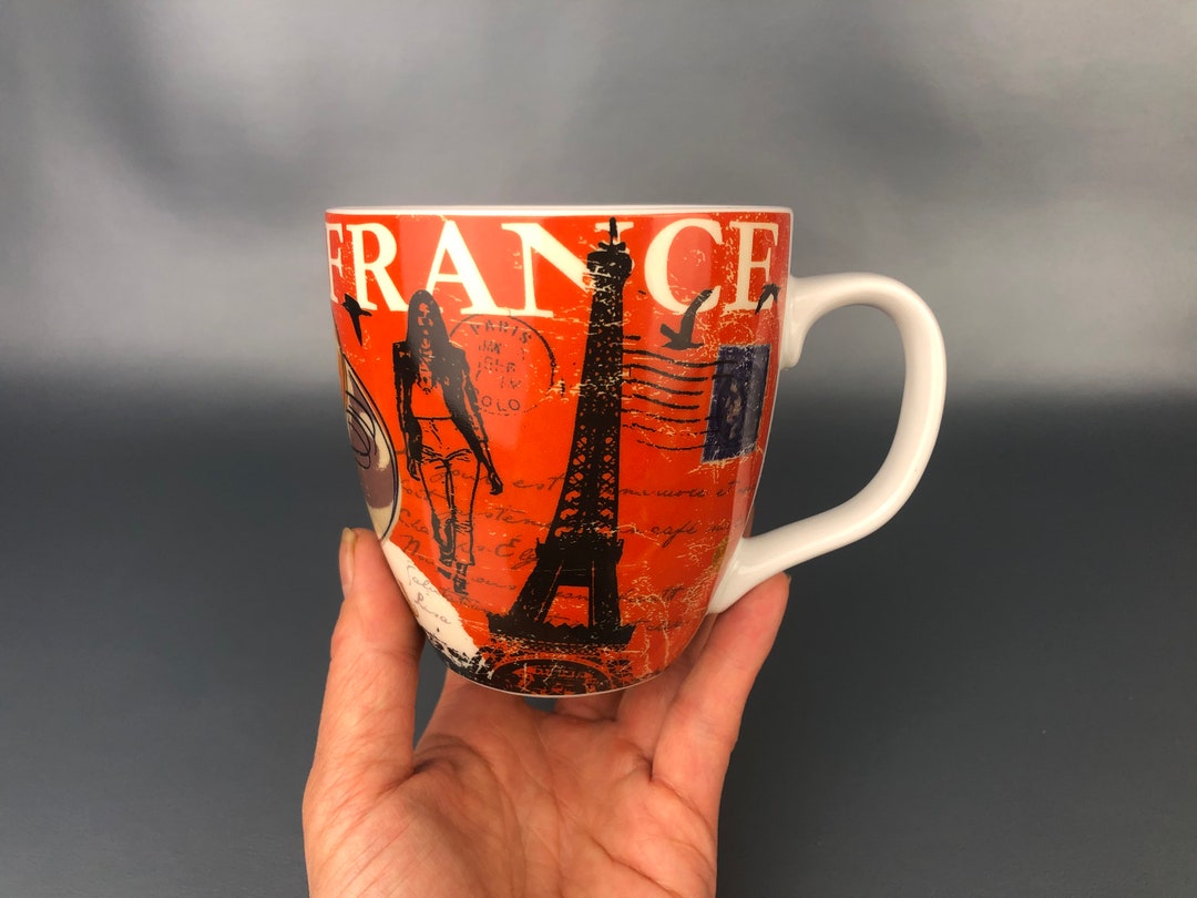 Porcelain Mug With France Motif by Konitz of Germany. - Etsy