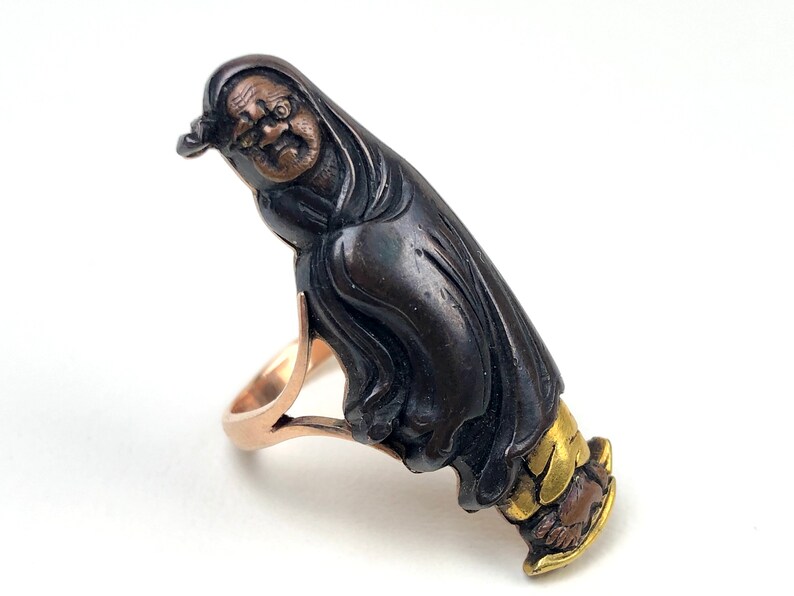 Rare Antique Menuki Japanese Samurai Sword Ornament Daruma - Etsy