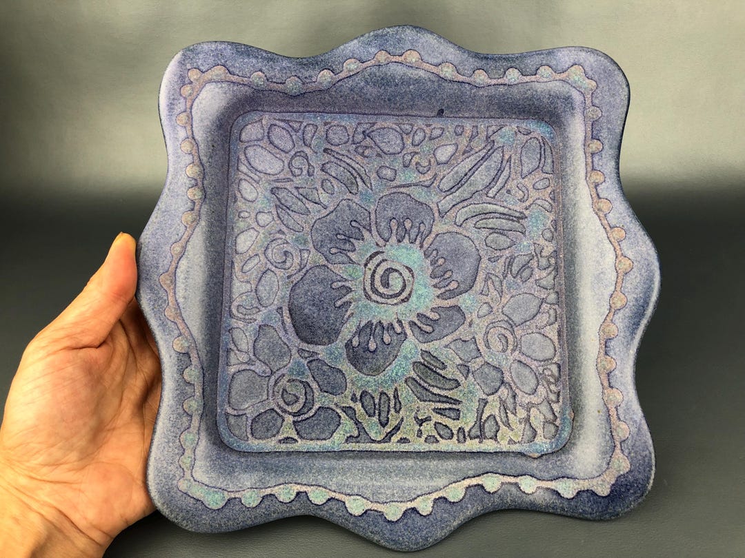 Fabulous Studio Art Pottery Plate Handmade by Jimee of Stonefish ...