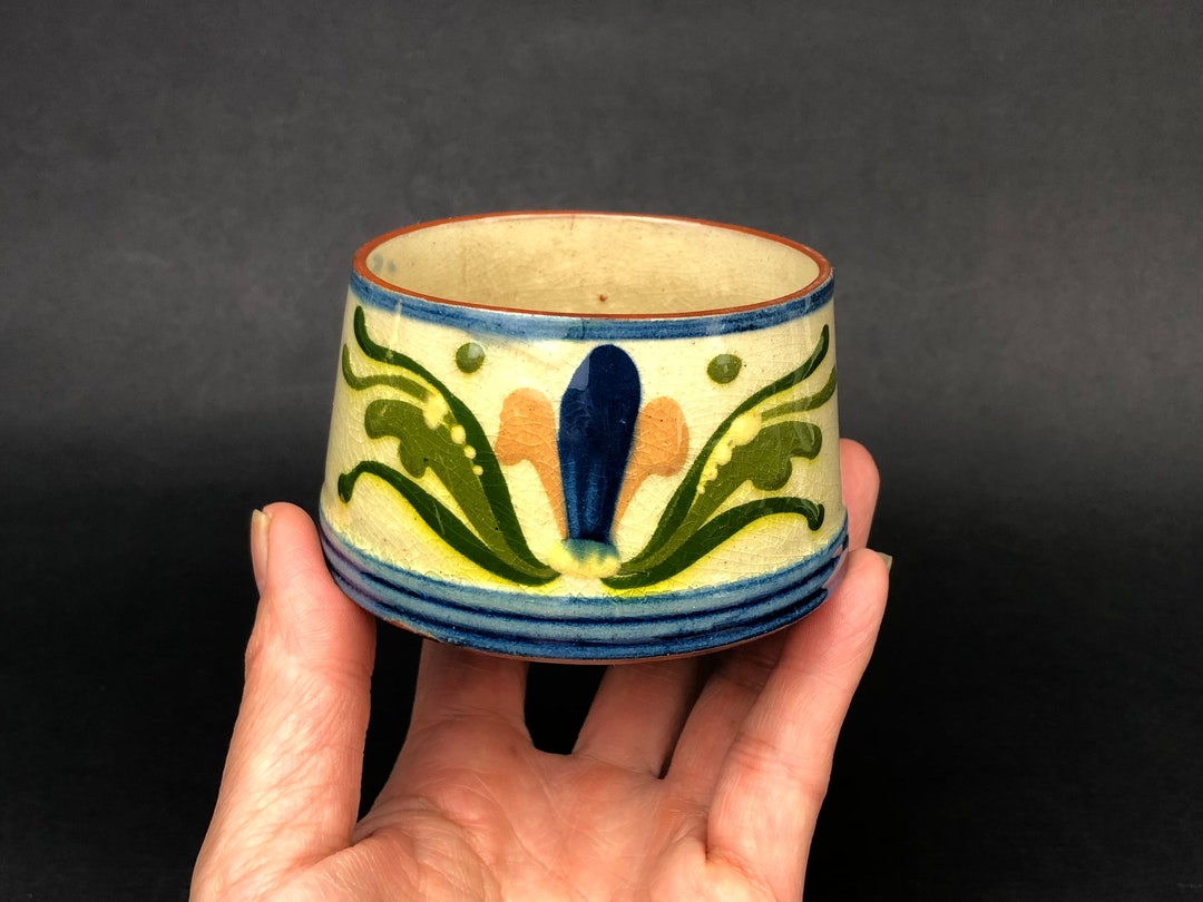1950s Mid Century Aller Vale Ceramic Mottoware Hand-painted Open Sugar ...