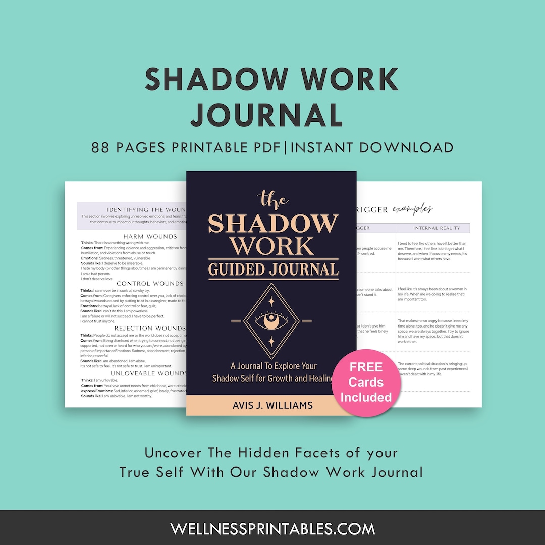Shadow Work Journal - Includes Shadow Work Prompt Cards, Self Love ...