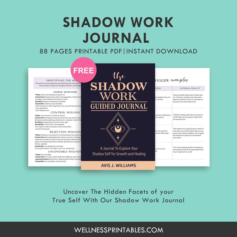 Shadow Work Prompt Cards - Shadow Work Journal Prompts Self Love ...