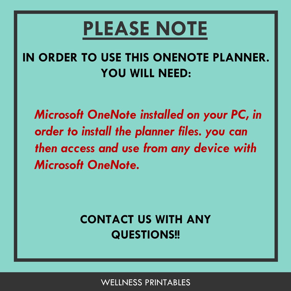 Onenote Planner Bundle Surface Pro iPad Tablet, Note Taking Monthly ...