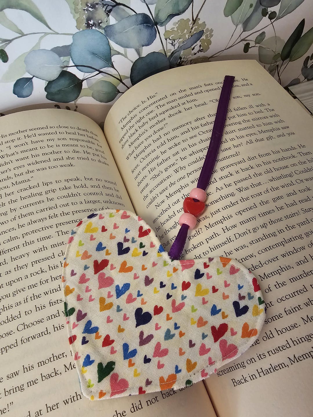 Heart Bookmark, Valentine's Day Gift - Etsy