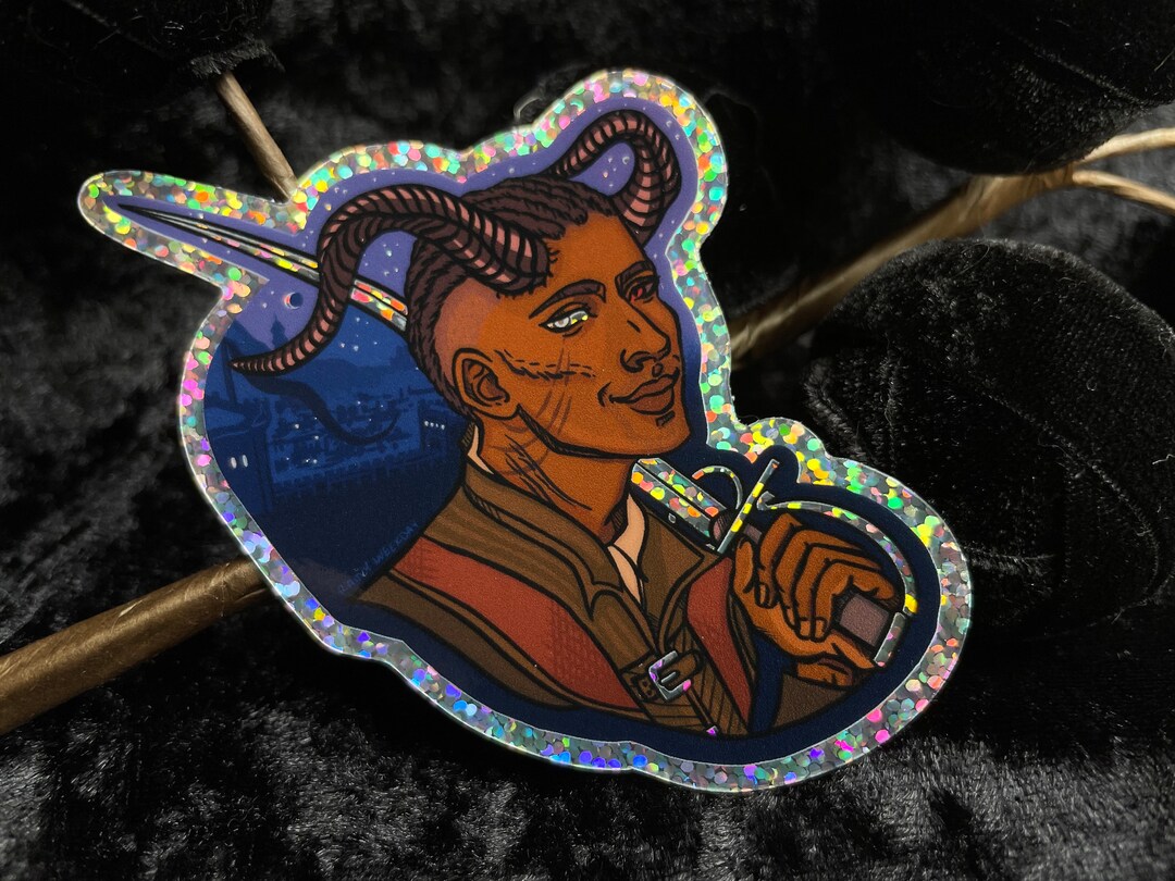 The Blade of Frontiers, Wyll Ravengard, Vinyl Glitter Sticker - Etsy