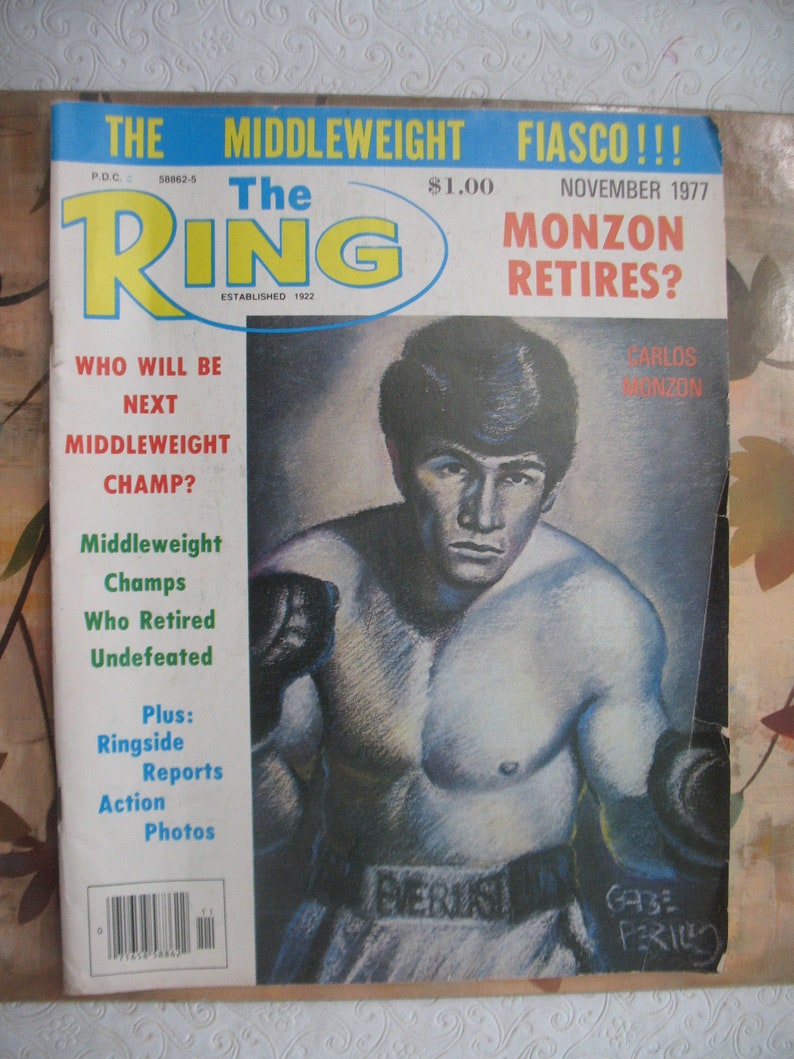 Boxing Ring Magazine Sports Collectables Sports - Etsy
