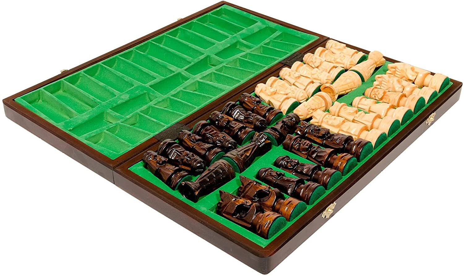 Luxury HAND CARVED Wooden Chess Set 50 X 50cm - Weighted Pieces!!! - Etsy