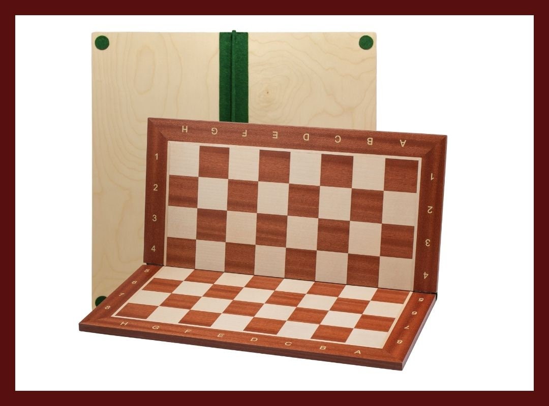 Folding Chess Board Tournament No.5 | Fully Handmade | Inlaid With ...