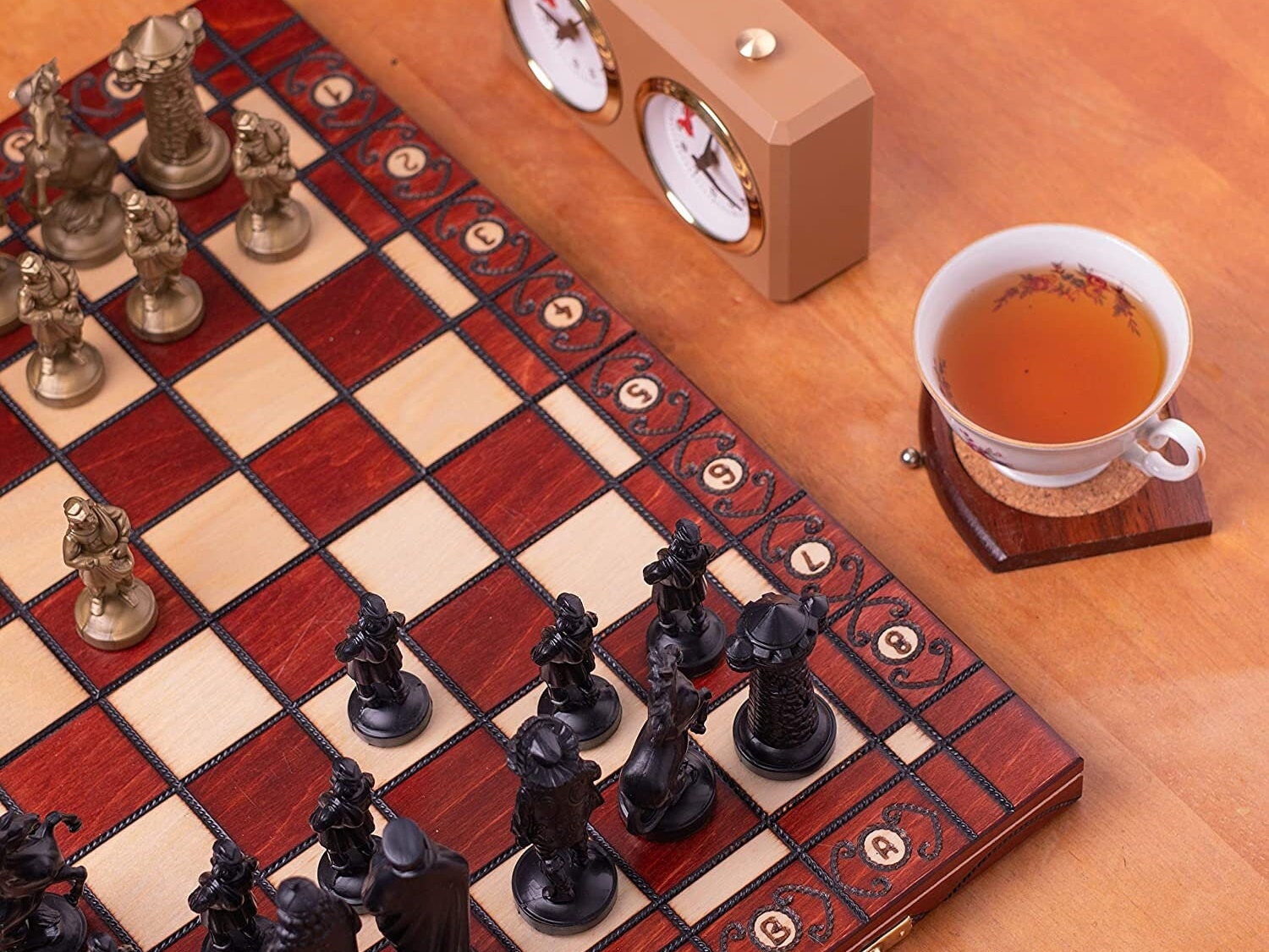 Historical Chess Set ANCIENT ARMIES Black & Gold Edition 41cm - Etsy