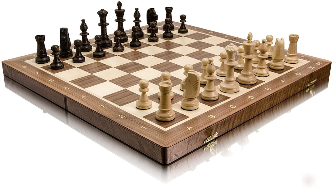 Master of Chess High-class Professional No.5 Wooden CHESS SET - Etsy