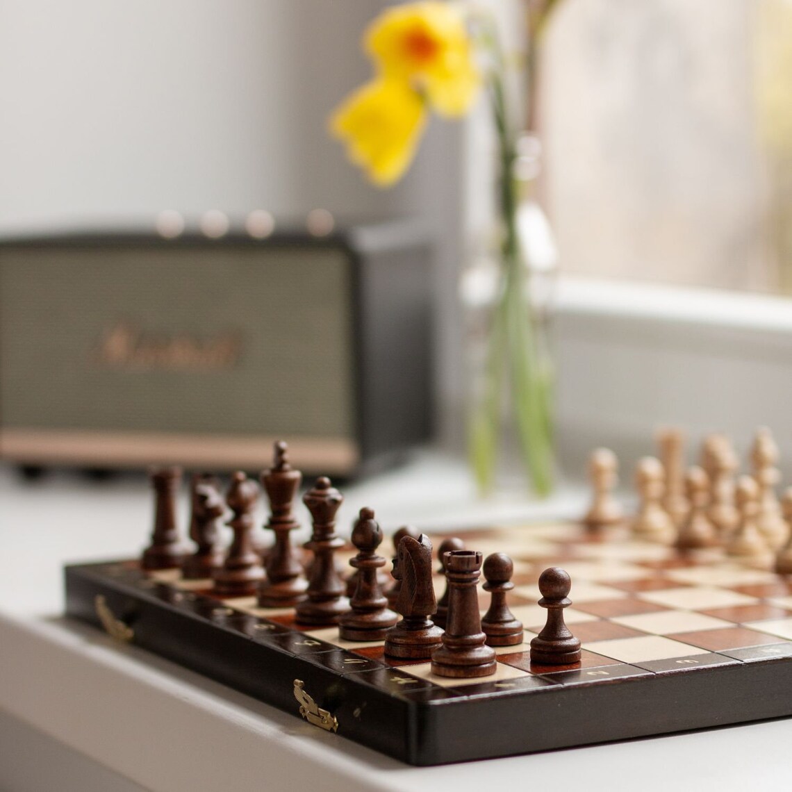 MAGNETIC Chess Set Fully WOODEN Handmade Custom Chess Game Perfect Board Game for Travel, Kids ...