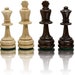 Classic STAUNTON No.4 Professional Wooden Chess Figures, Metal Weighted ...