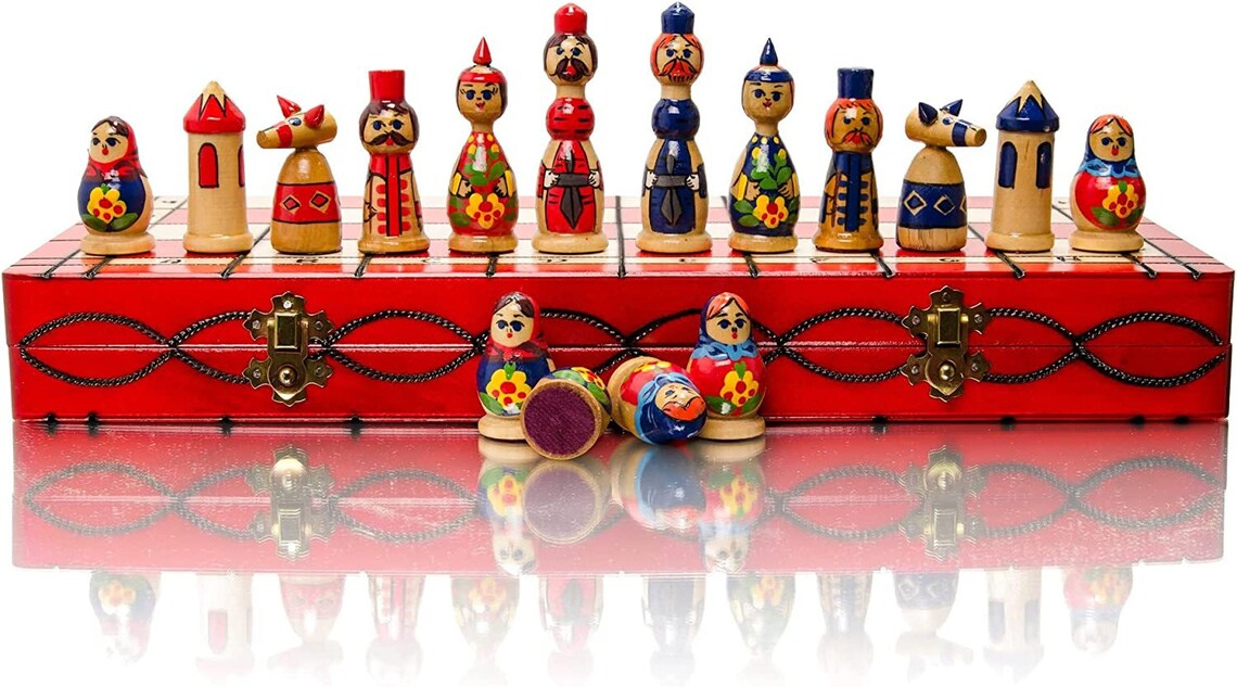 Lovely MATRYOSHKA - 42 Cm / 16.5 in Wooden Hand Painted Decorative ...