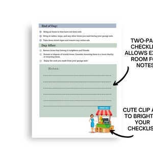 Garage Sale Printable Checklist, Yard Sale Checklist, Sale Checklist ...