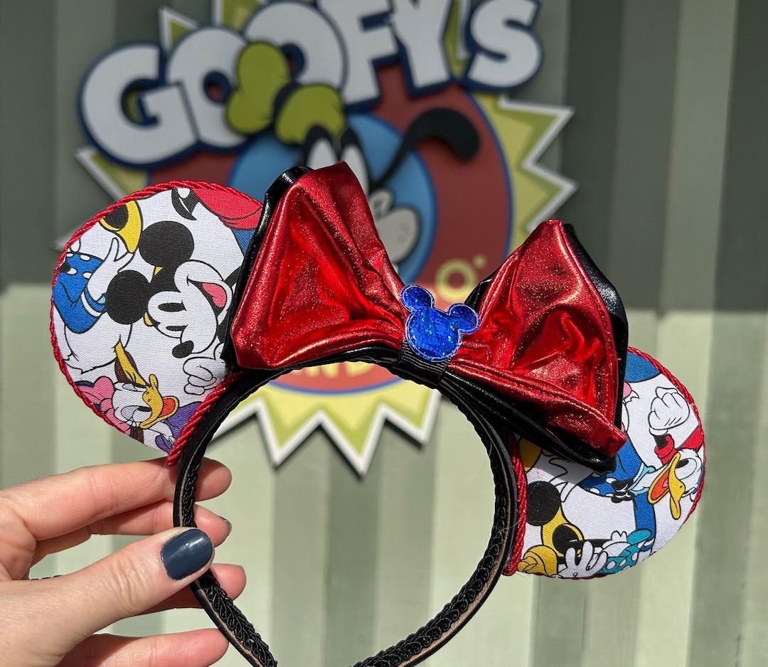 Donald Duck Mickey Ears for Adults, Disney Fab Five Mickey Mouse Ears ...
