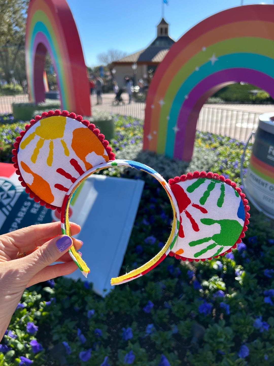 Hand Paint Splatter Mickey Ears for Disney,ink and Paint Mouse Ears,art ...