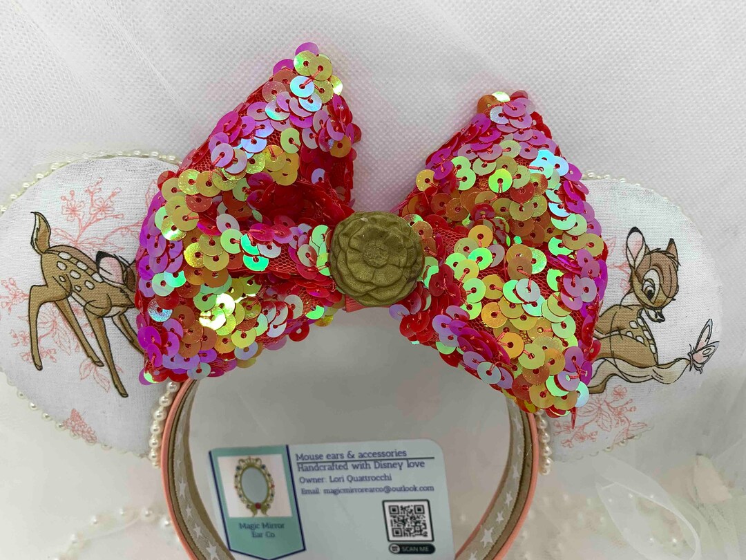 Bambi Minnie Ears Headband for Adults, Thumper Mickey Mouse Ears ...