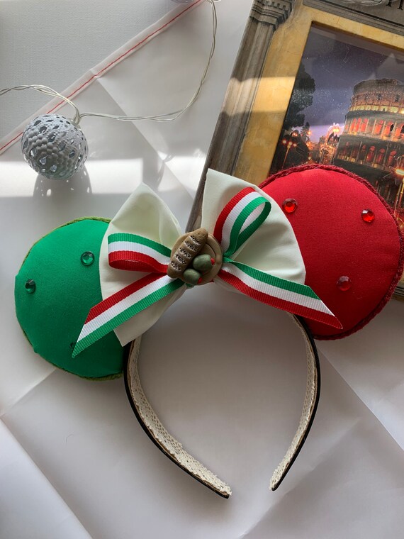 Italian Mickey Ears Italy Disney Inspired ears Italia Mickey | Etsy