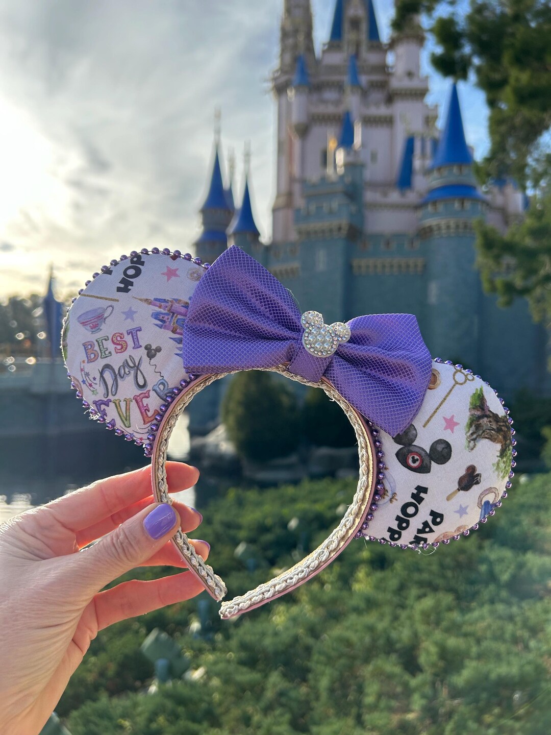 Magic Kingdom Mickey Ears for Adults, Epcot Mouse Ears, Animal Kingdom ...