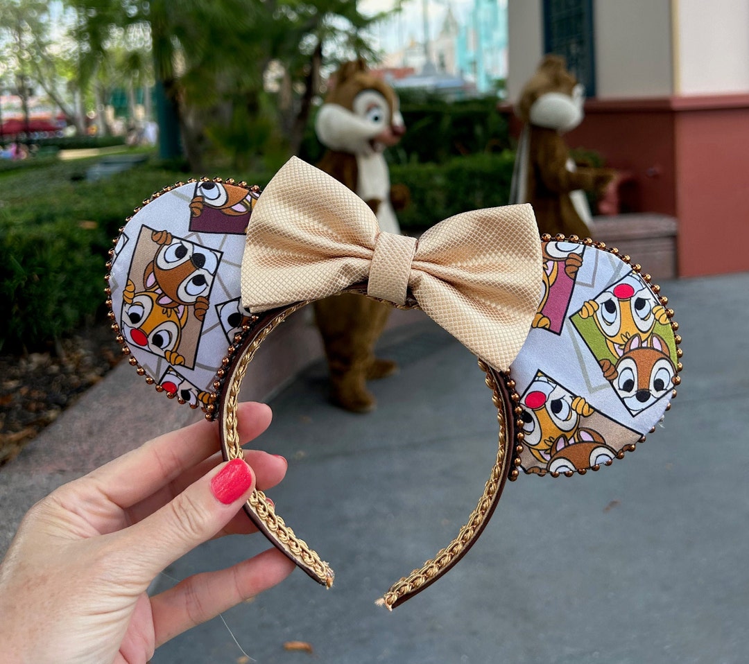 Chip and Dale Mickey Ears, Chip N Dale Ears for Disney Trip, Chipmunk ...