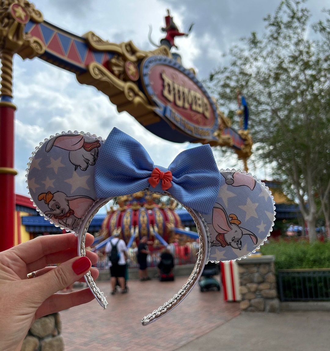 Dumbo Mickey Ears for Adults, Handmade Minnie Mouse Ears for Kids ...
