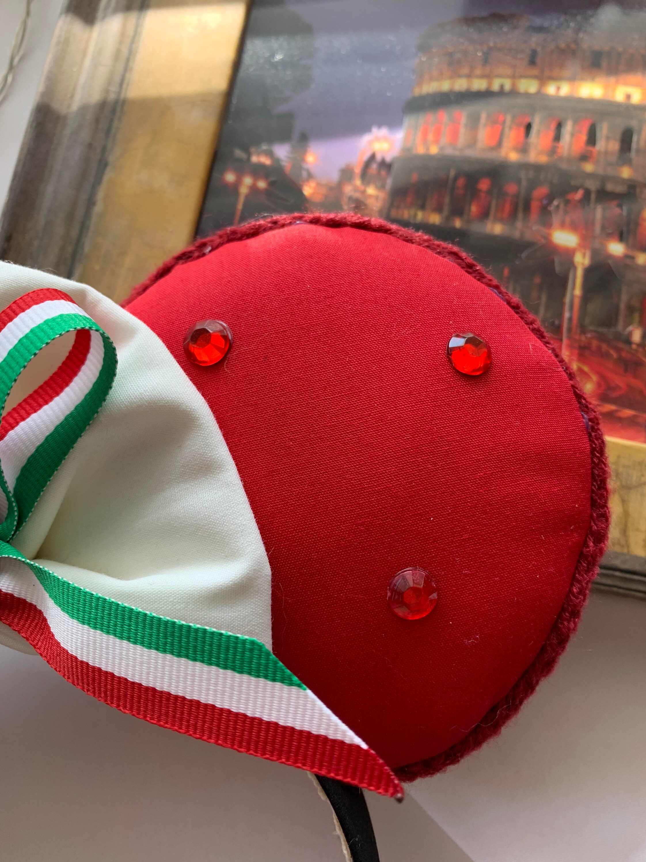 Italian Mickey Ears Italy Disney Inspired ears Italia Mickey | Etsy