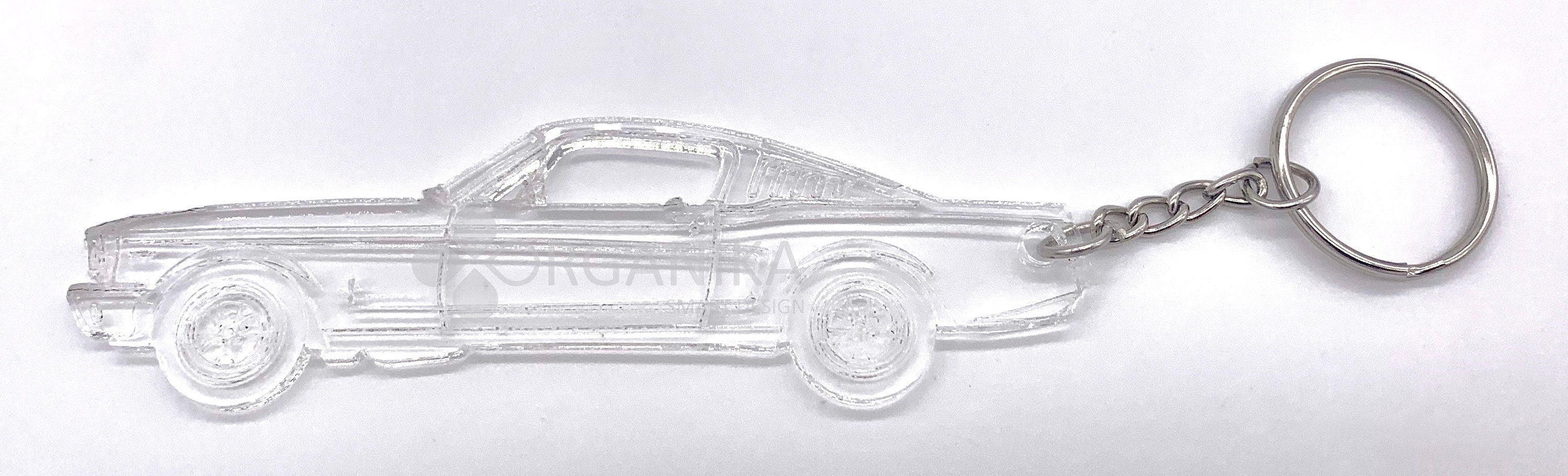 1965 Mustang Fastback Wood / Acrylic Custom Keychain - Etsy