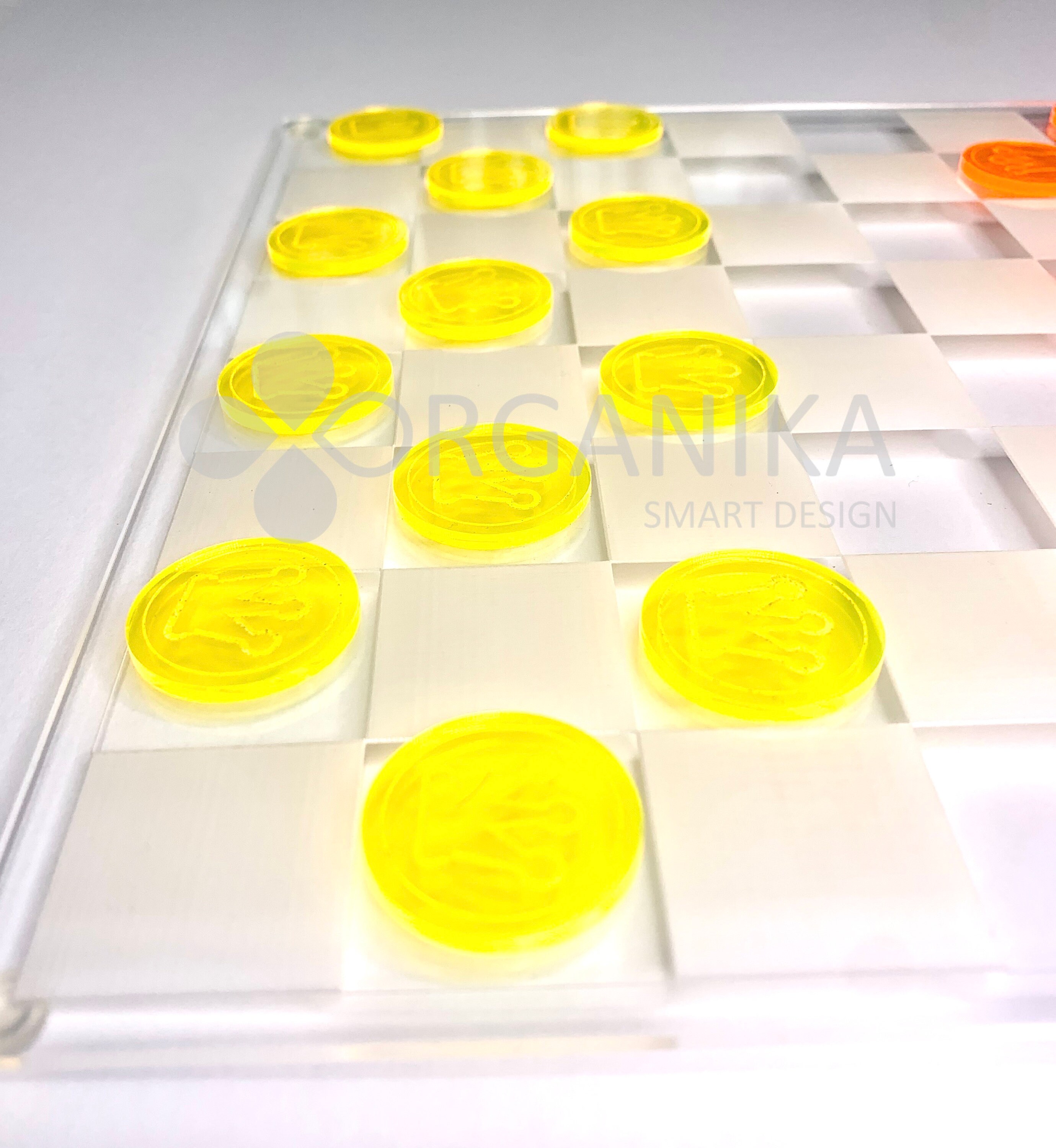 Acrylic Checkers Set, Unique Board Games, Christmas Gifts for Dad From ...