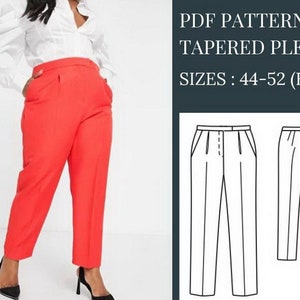 Tapered Pants Pattern, Pants Pattern, Trousers Patterns, Plus Size ...