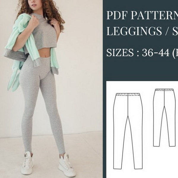 Leggings Pattern - Etsy