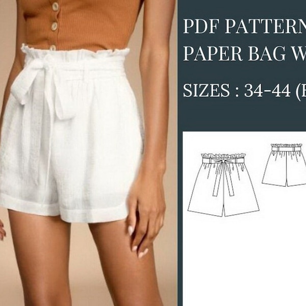 Shorts Pattern - Etsy